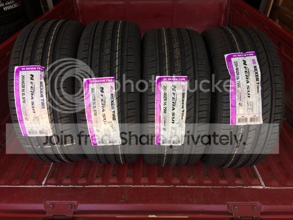 (4) Nexen nferra tires: 205/40/16(2) & 205/45/16(2) Brand New. | VW ...