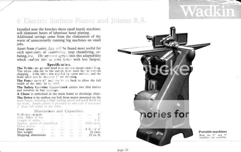 Wadkin Planer/Jointer restoration project | Page 2 | UK Workshop