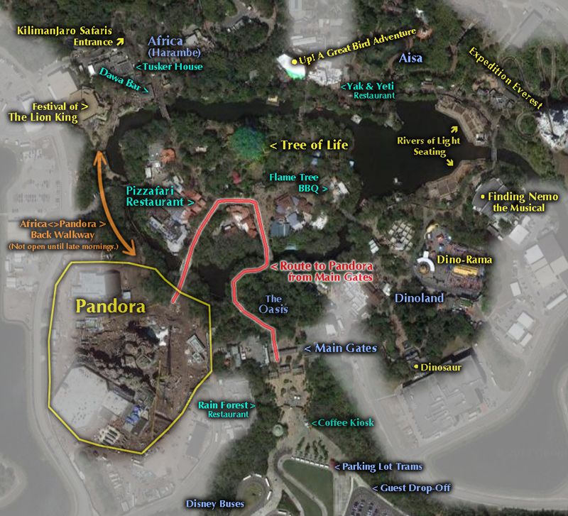 MAPS: by Robo. WDW places & how to get there. | DIS Disney Discussion ...