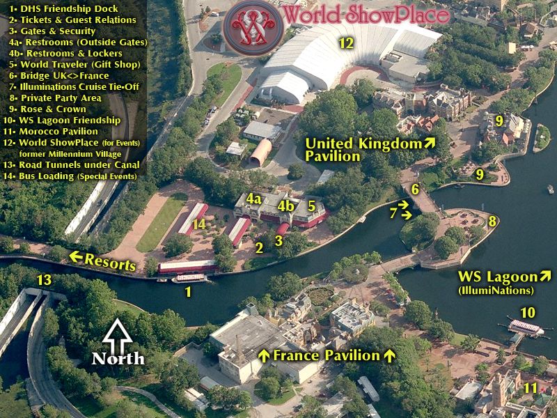 Map of the back entrance to Epcot | The DIS Disney Discussion Forums ...