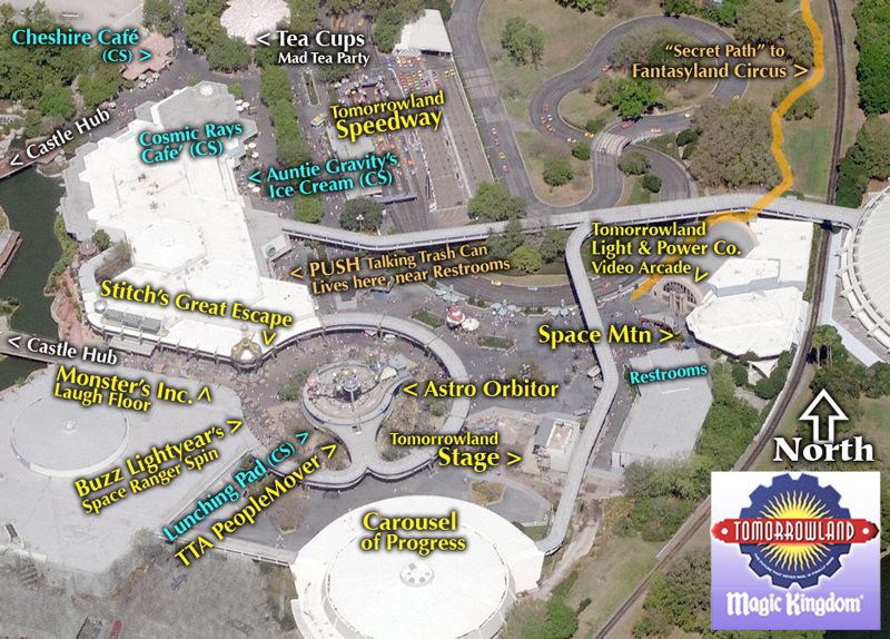 path From Fantasyland to Tomorrowland | The DIS Disney Discussion ...