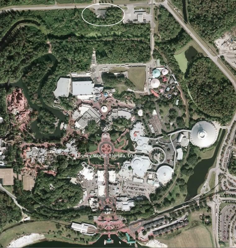 Disney World Google Earth Map - United States Map