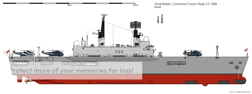 Royal Navy Command Cruisers 1968 - Shipbucket
