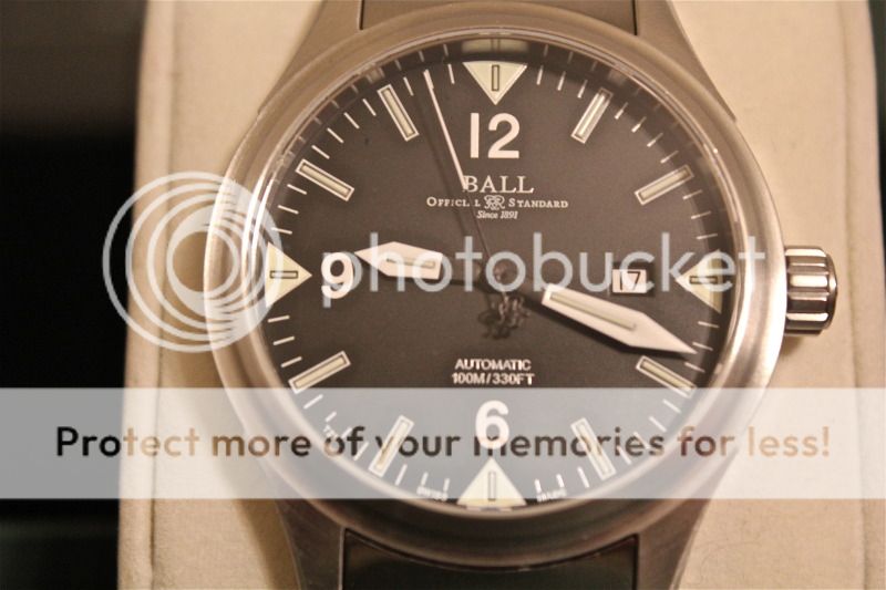 SOLD: 43mm Ball Fireman 2 on bracelet white numerals recently serviced ...
